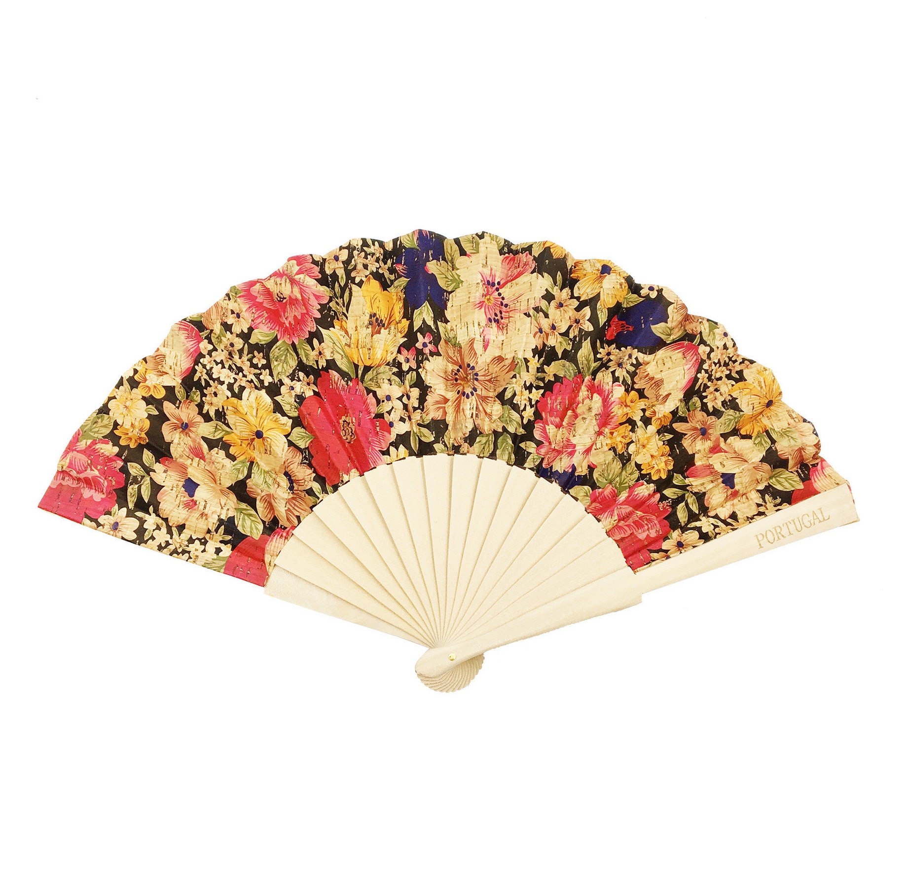 Cork Hand Fan/ Handmade Cork Fan Ecological - Etsy