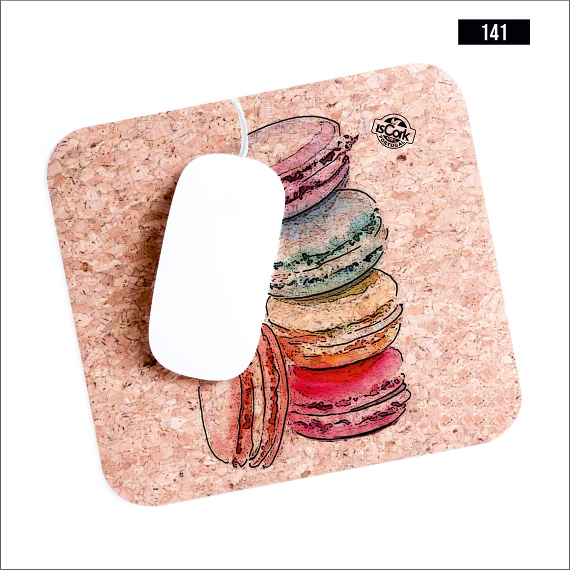 Cork Mouse Pad / Personalized Mouse Pad / Personalized Gift / Eco ...