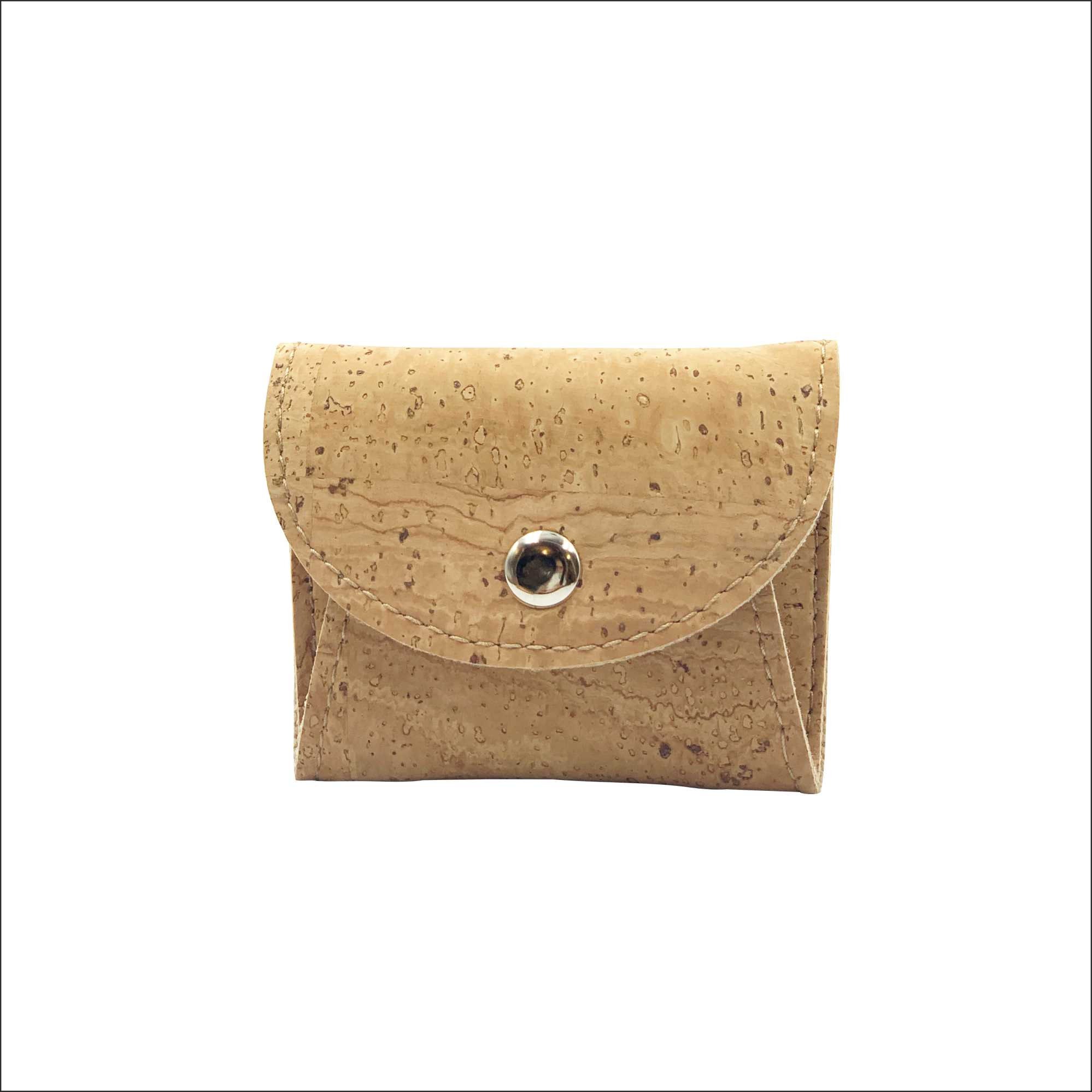 Cork Coin Purse: Vegan Envelope Wallet With Magnetic Button - Etsy UK