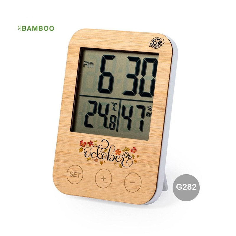 Bamboo Clock - Etsy