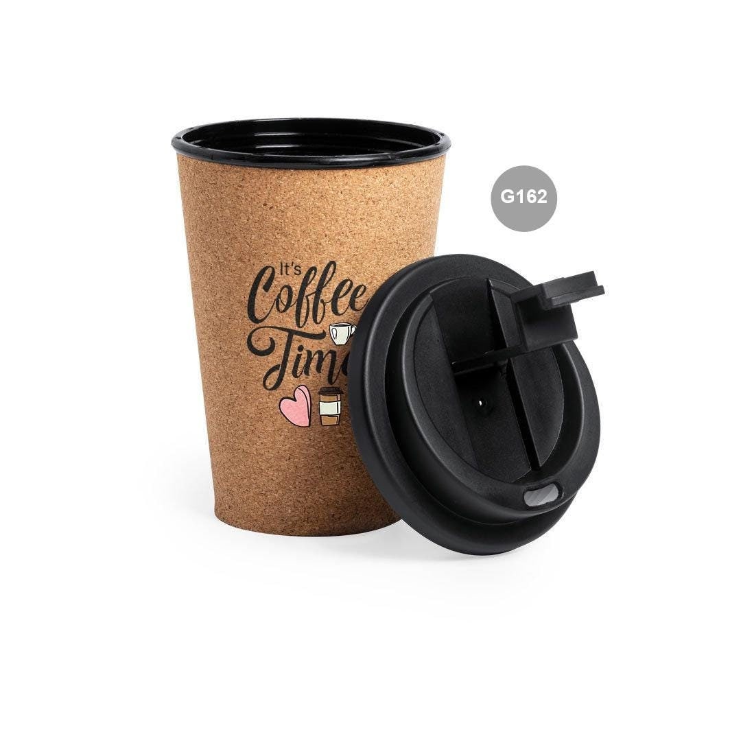 Personalized Cork Coffee Mug / Eco-friendly Cork Tumbler With Lid ...
