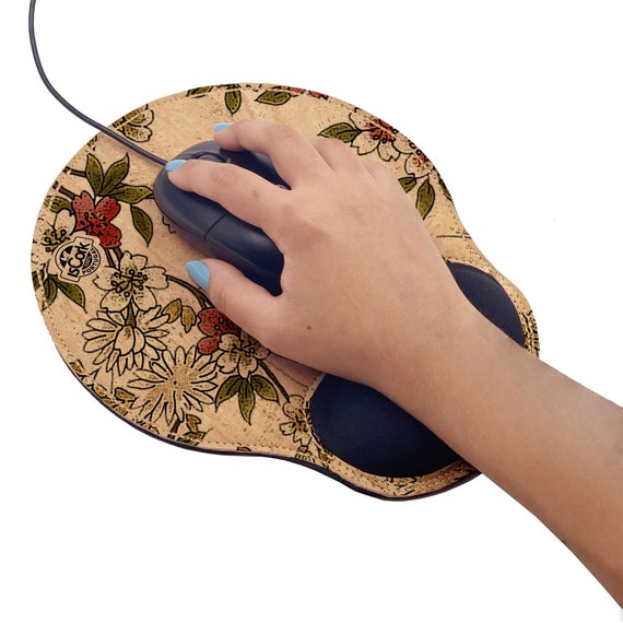 Ergonomic Mouse Pad Ergonomic Cork Mouse Pad Personalized - Etsy