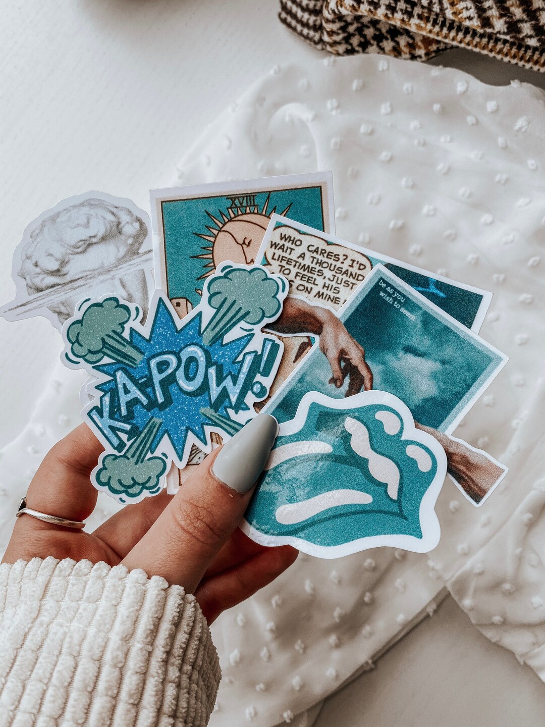 Feeling Blue Stickers Sticker Pack Sticker Pack, Cute Stickers, Blue ...