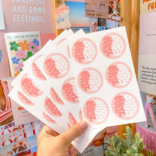 Small Business Packaging Stickers Circle Sticker Sheets | Etsy
