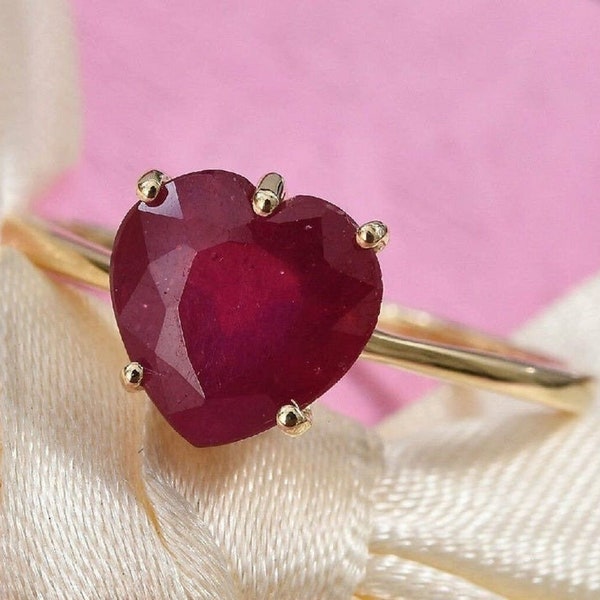 Red Ruby Ring - Etsy