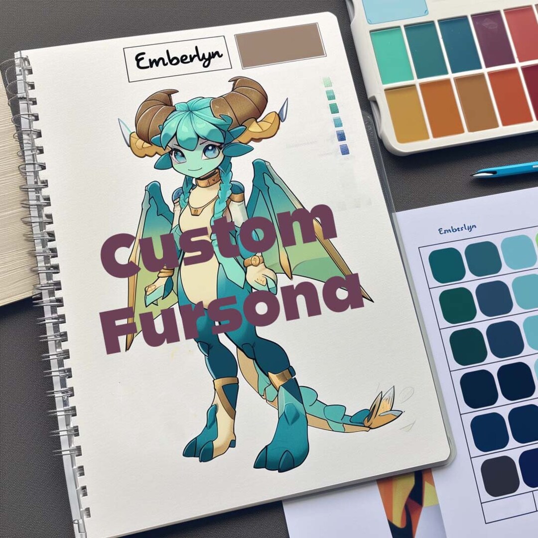 Furry Art Character Commission Original Custom Fursona, Headshot or ...