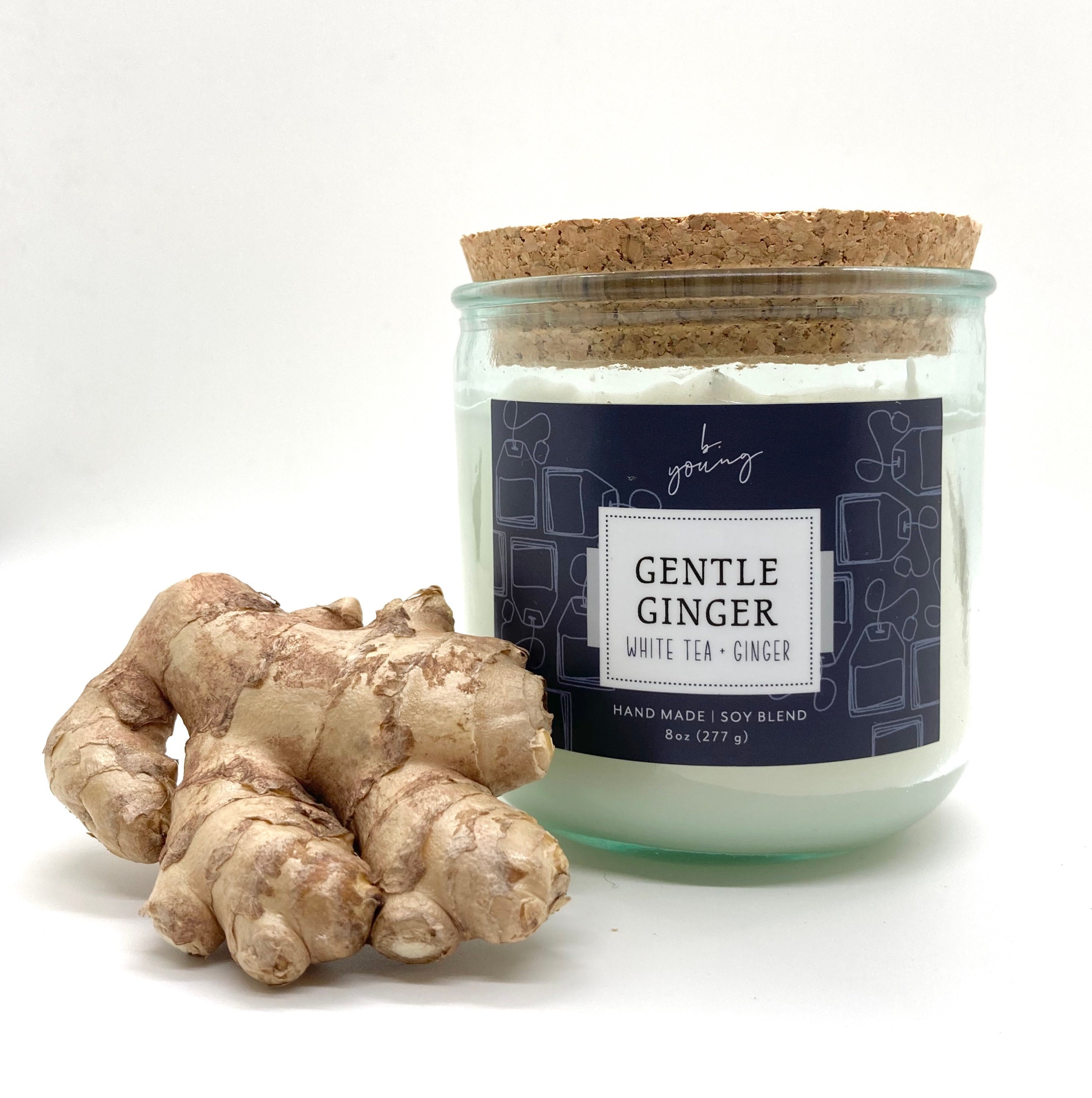 Gentle Ginger Scented Candle | Ginger Fragrance Candle | Soy Blend ...