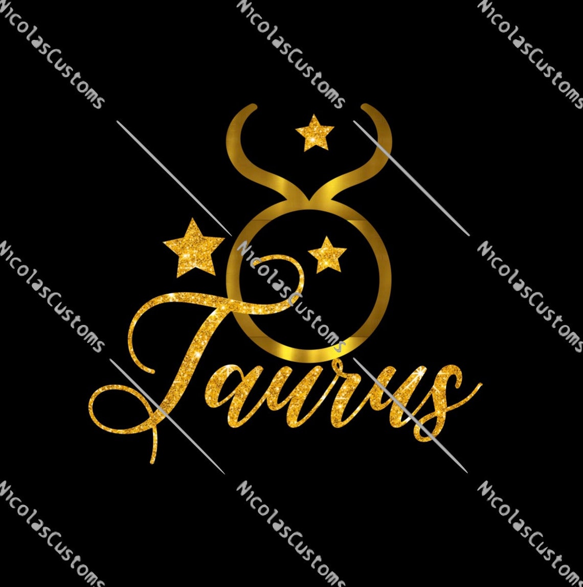 Taurus Star Sign Zodiac SVG / PNG Cut File - Etsy