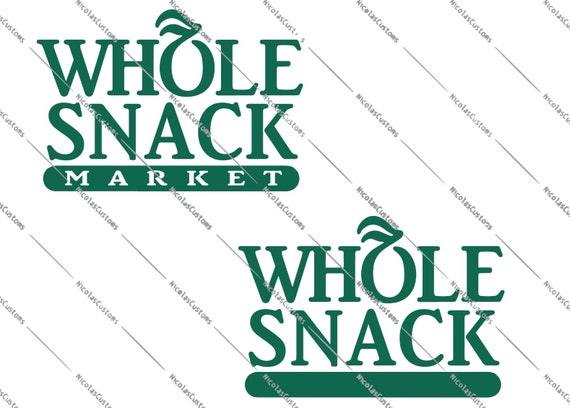 Whole Snack SVG / PNG Cut File - Etsy