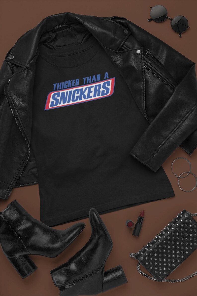 Thicker Than A Snickers SVG / PNG Cut File - Etsy