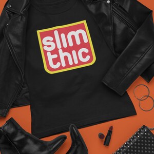 Slim Thic SVG / PNG Cut File - Etsy