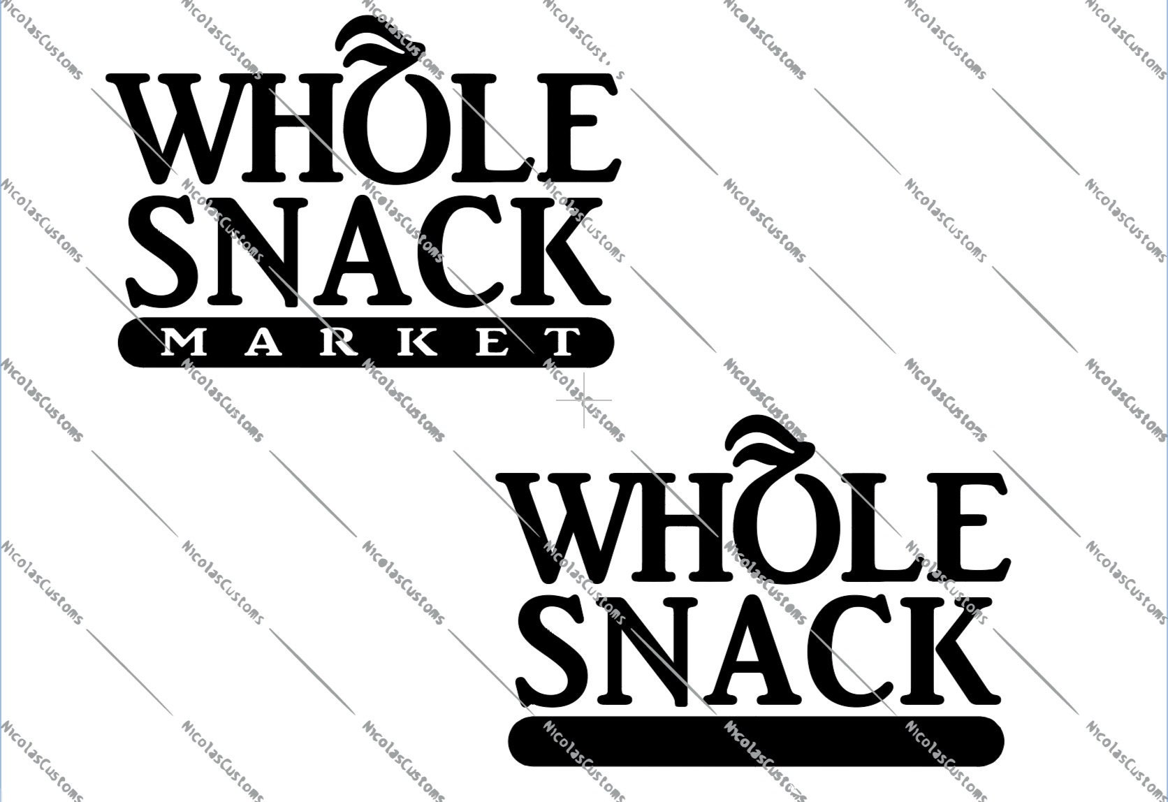 Whole Snack SVG / PNG Cut File - Etsy