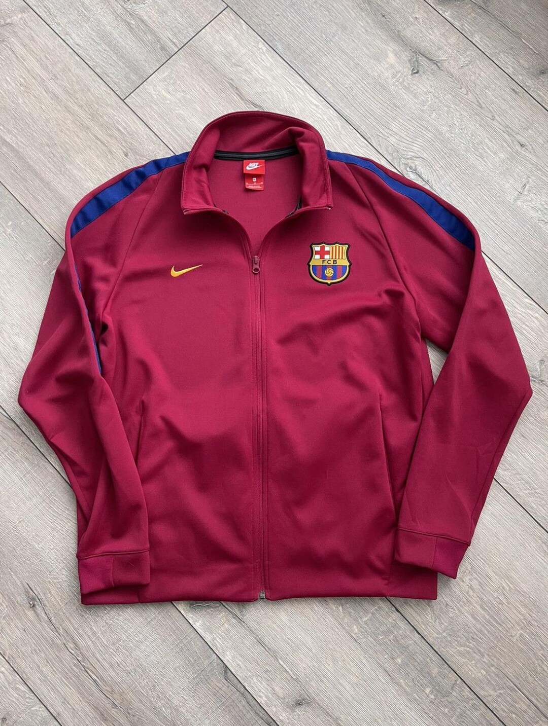 Nike FC Barcelona Football Full Zipped Men Size XL - Etsy