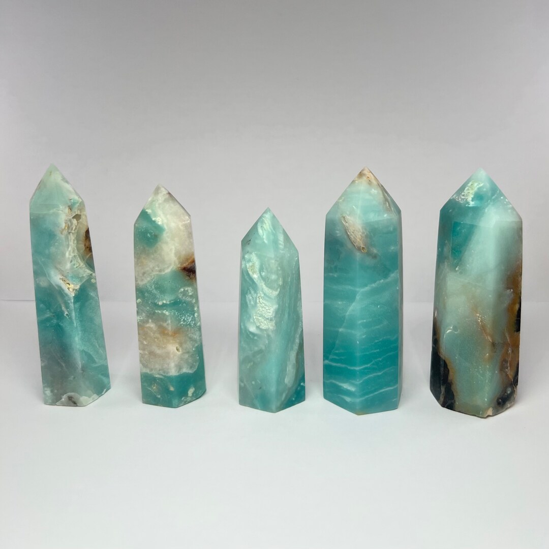 Sky Blue Quartz Tower Blue Quartzite - Etsy