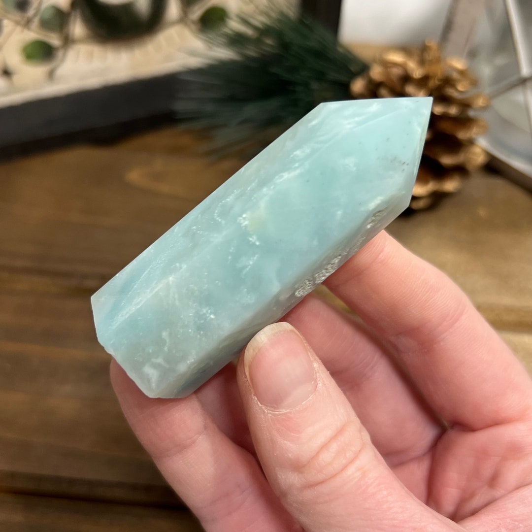 Sky Blue Quartz Tower Blue Quartzite - Etsy