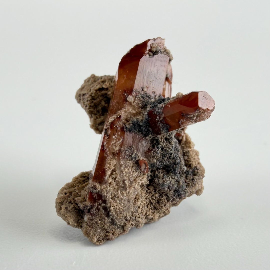 Utah Topaz Crystal on Matrix | Natural Champagne Topaz From the Thomas ...