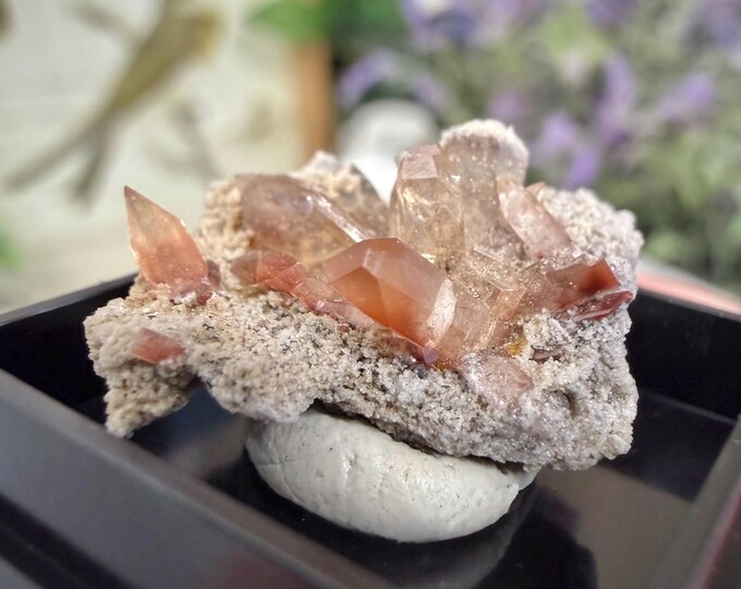 Utah Topaz Crystal Cluster on Matrix Thumbnail | Natural Champagne ...