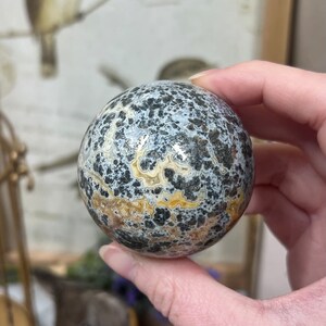 Unique Marcasite in Agate Sphere Nipomo Agate - Etsy