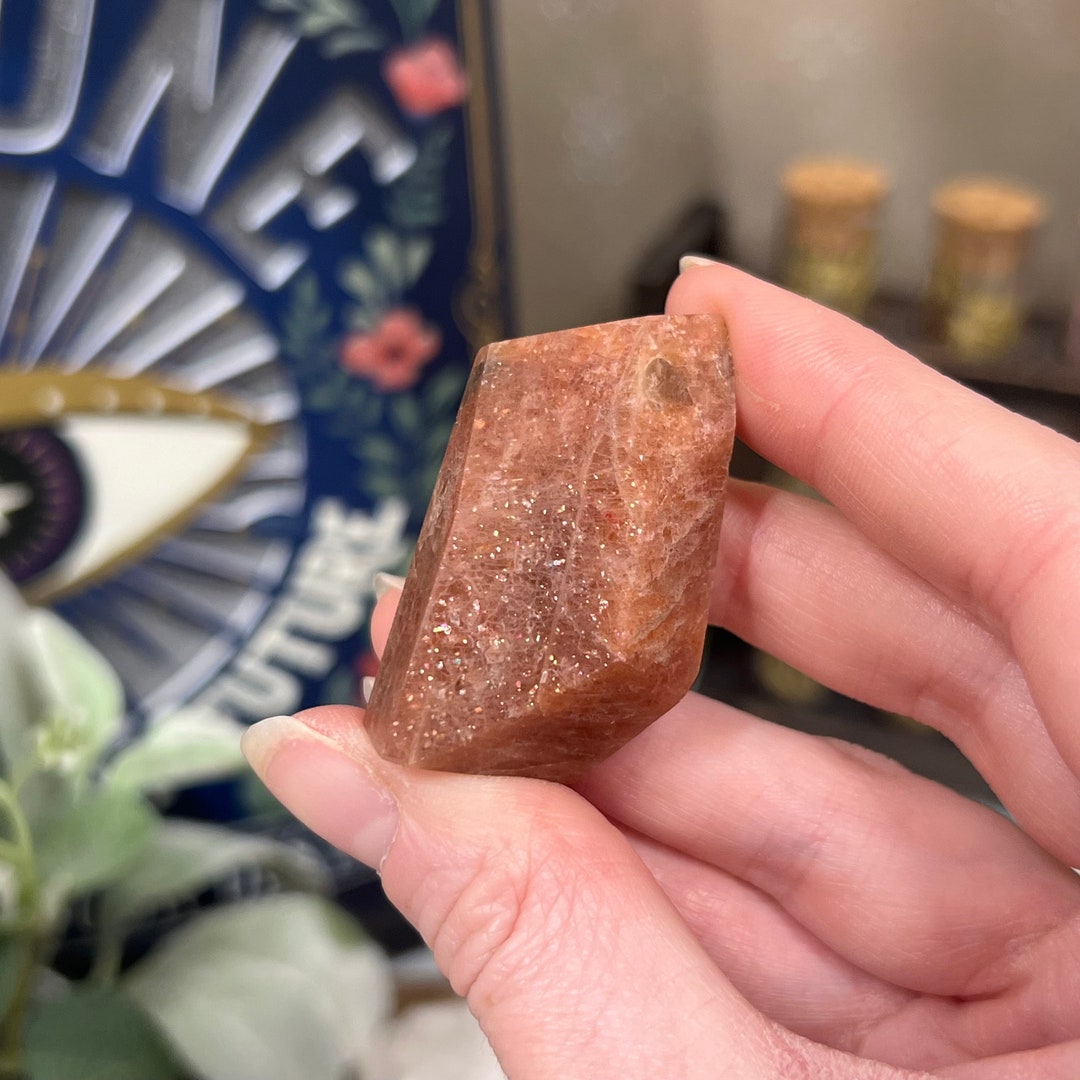Confetti Sunstone Freeform Sunstone With Smoky Quartz - Etsy