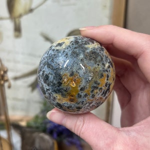 Unique Marcasite in Agate Sphere Nipomo Agate - Etsy