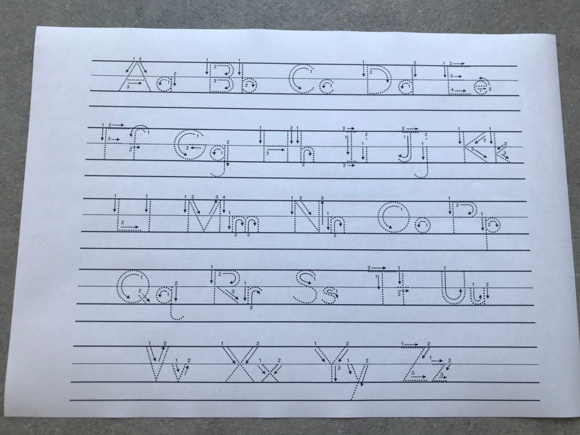 Custom Name Tracing Worksheet / Personalized Handwriting Practice ...