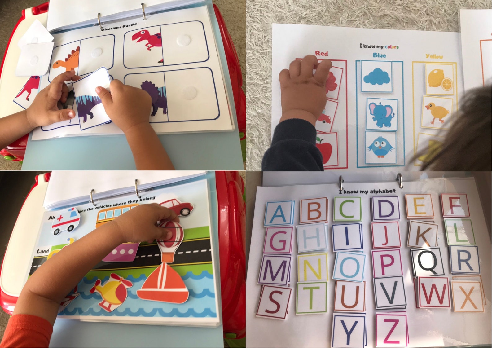 Printable Toddler Busy Book / Busy Book Printable Worksheet / - Etsy