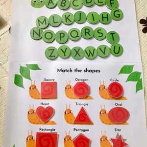 Toddler Spring Printable Busy Book / Insects Activity Worksheets ...