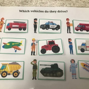 Printable Things That Go Busy Book / Vehicles Worksheet for Toddlers ...