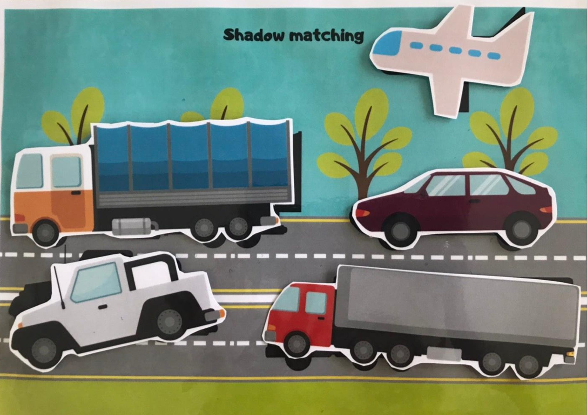 VEHICLES Printable Toddler Activity Pages/ Vehicles Busy Book / Toddler ...