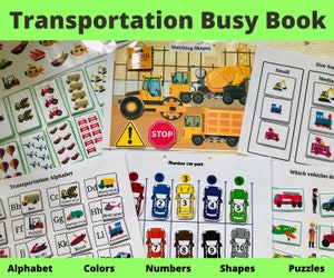 The Wheels on the Bus Printable Visual Matching Activity. Circle Time ...