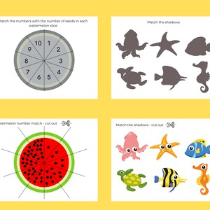 Printable Summer Busy Book / Summer Worksheet for Toddlers / Preschool ...
