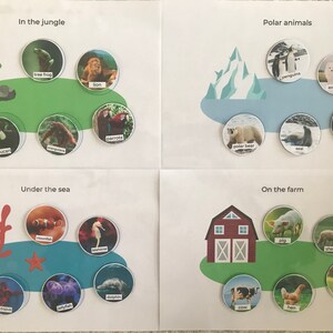 Printable Animals Busy Book / Animals Activity Pages / Animals ...