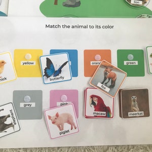 Printable Animals Busy Book / Animals Activity Pages / Animals ...