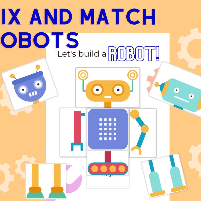 Robot Learning Preschool - Etsy