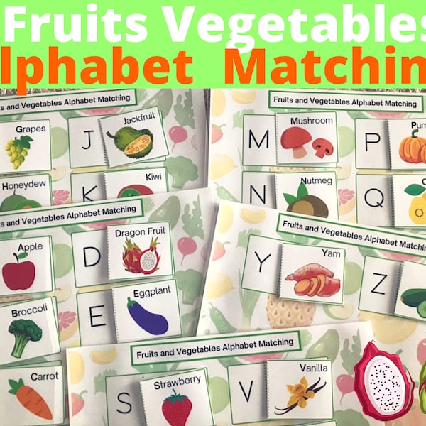 Vegetables Fruits - Etsy