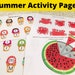 Printable Summer Busy Book / Summer Worksheet for Toddlers / - Etsy