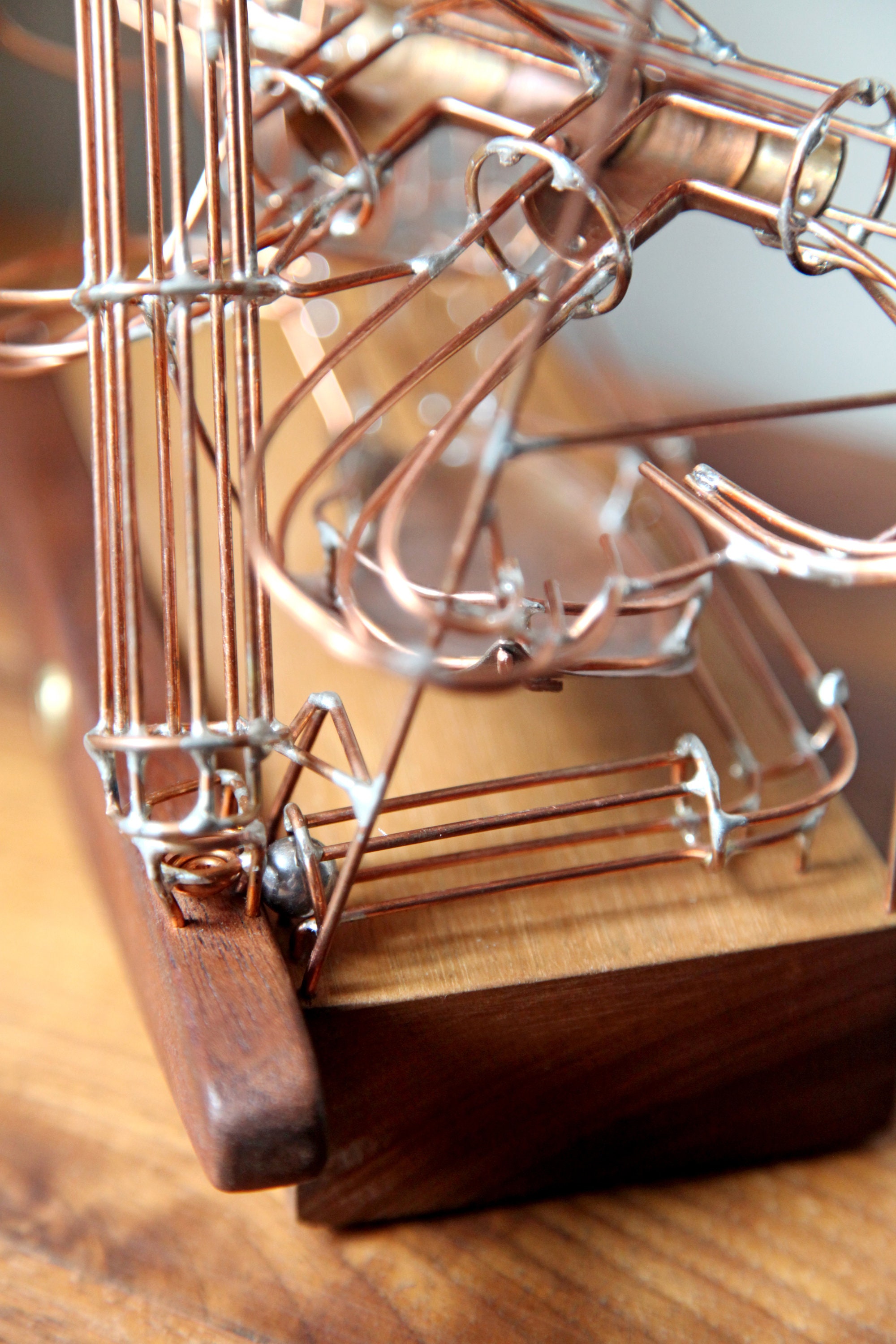 The Pinball Machine/ Rolling Ball Sculpture / Marble Machine / - Etsy