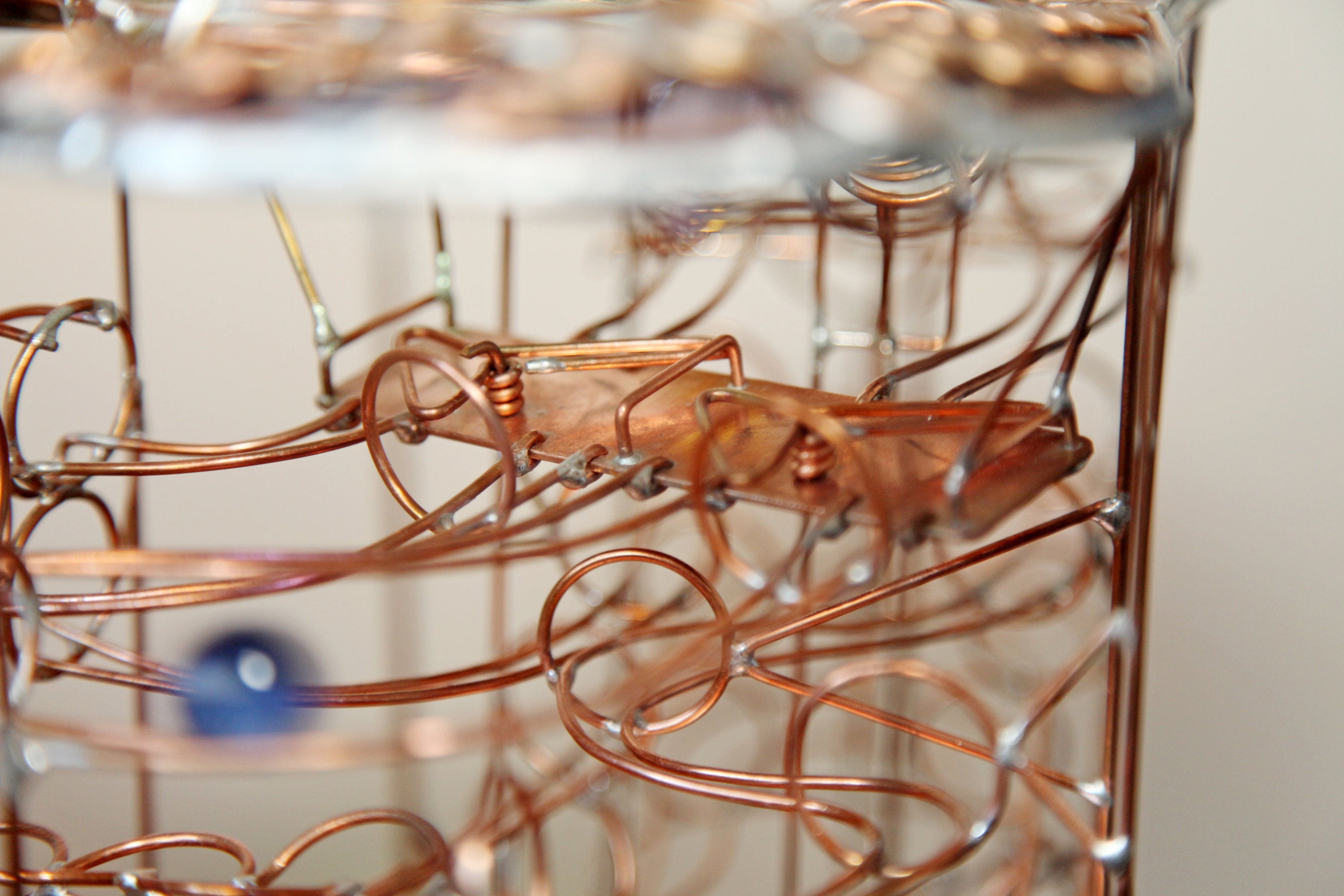 The Rainbow Roller Coaster / Rolling Ball Sculpture / Marble Machine ...