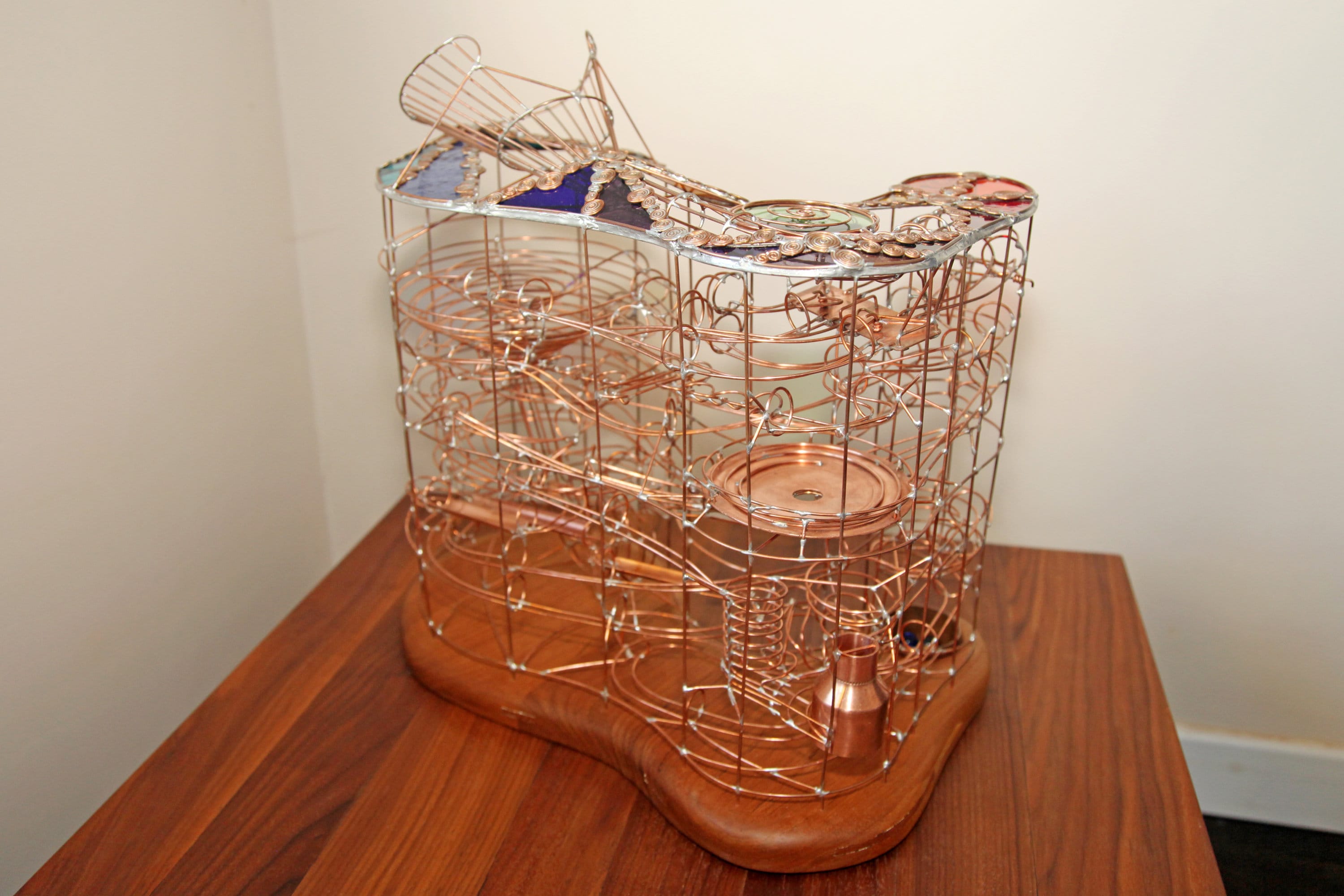 The Rainbow Roller Coaster / Rolling Ball Sculpture / Marble Machine ...