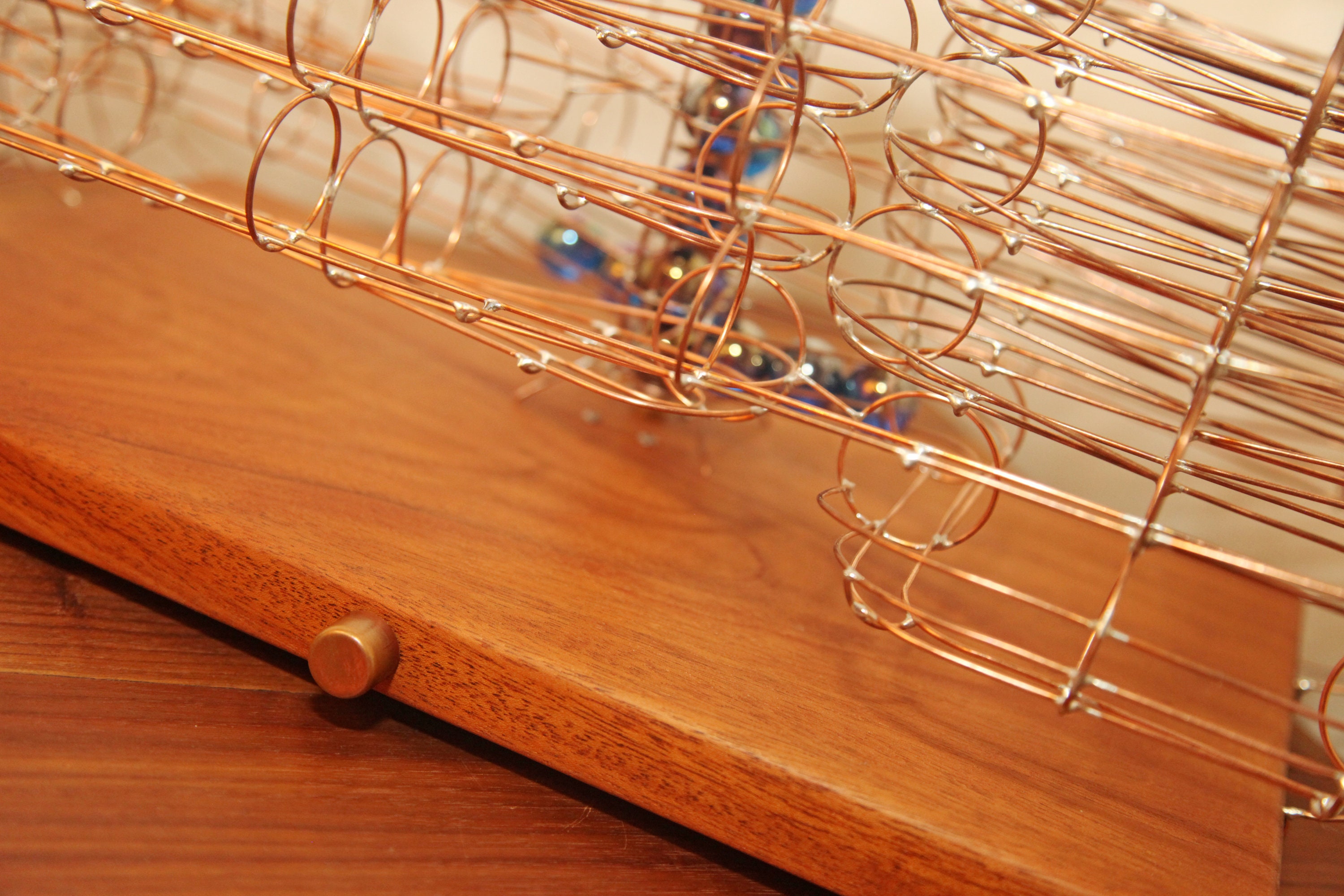 Great Balls of Thunder. Copper Rolling Ball Sculpture: Kinetic Marble ...