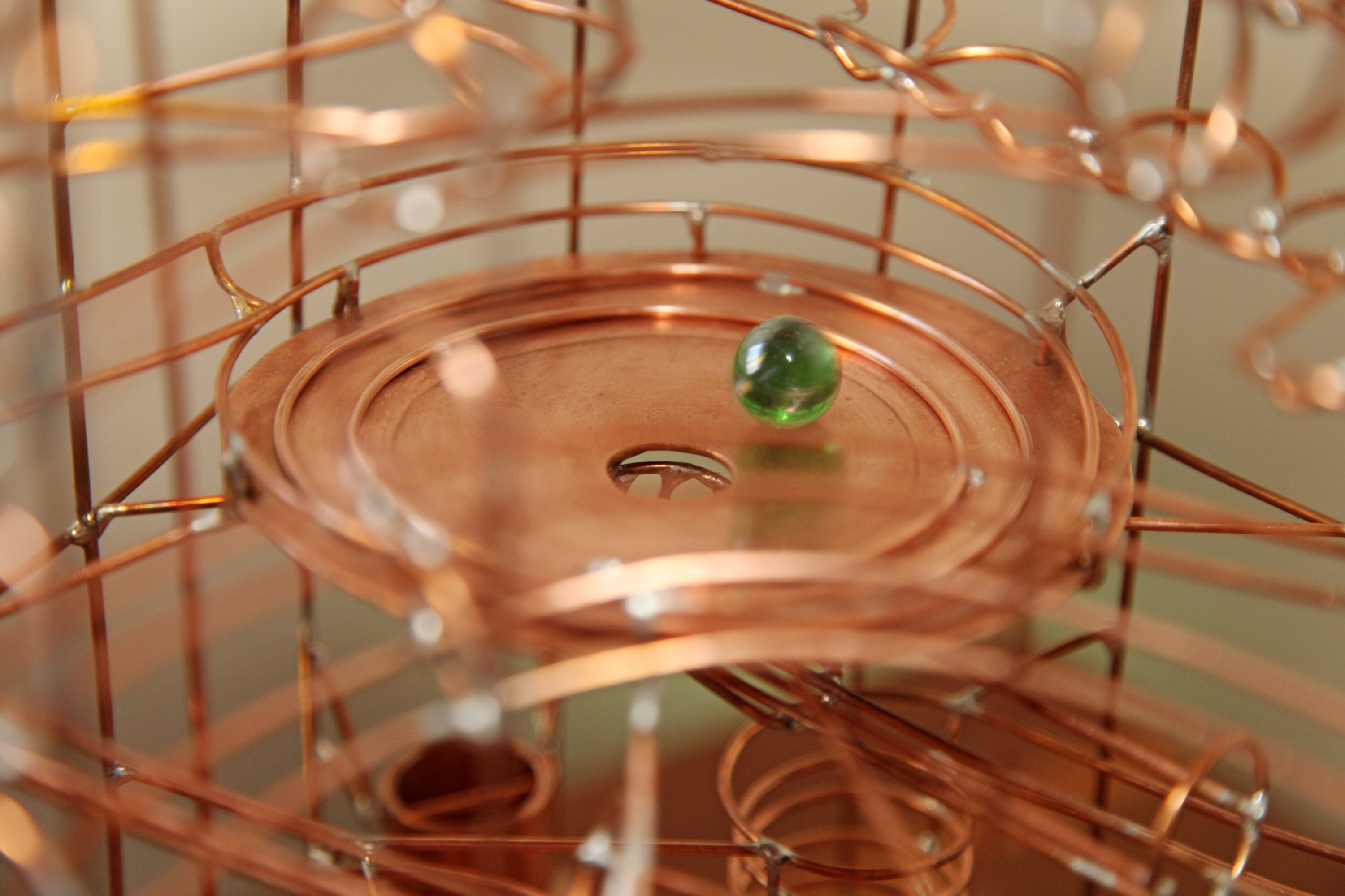 The Rainbow Roller Coaster / Rolling Ball Sculpture / Marble Machine ...