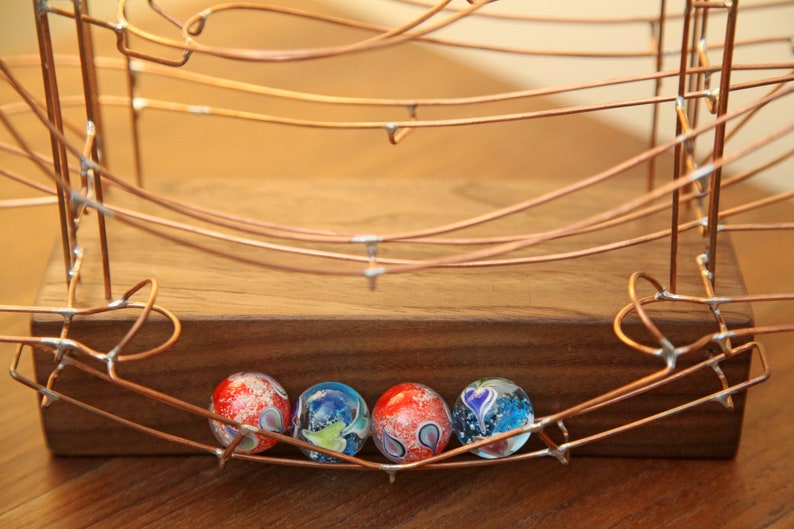 Wavy Track / Rolling Ball Sculpture / Marble Machine / Marble Run ...
