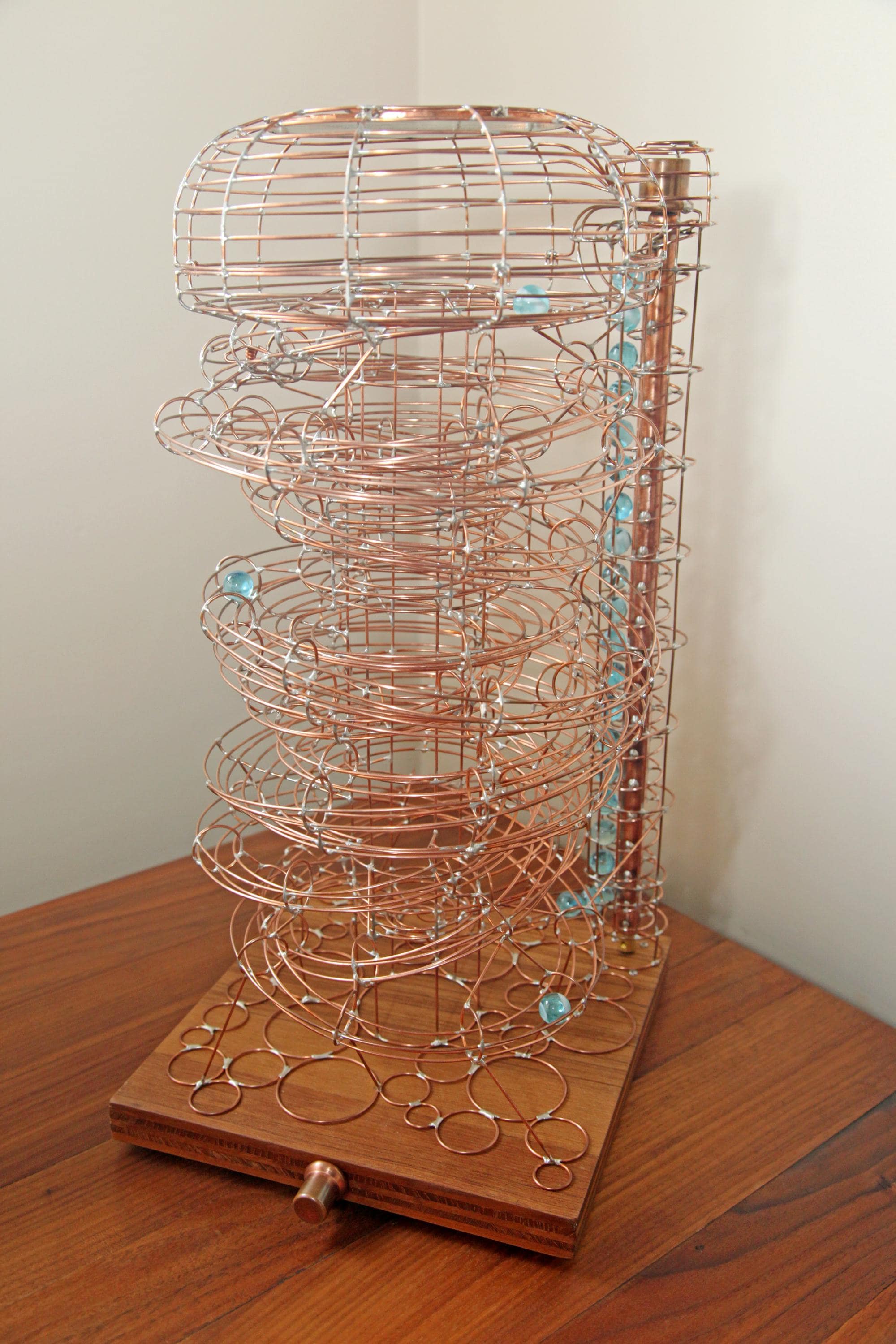 The Twirly Whirly Tower / Rolling Ball Sculpture - Etsy