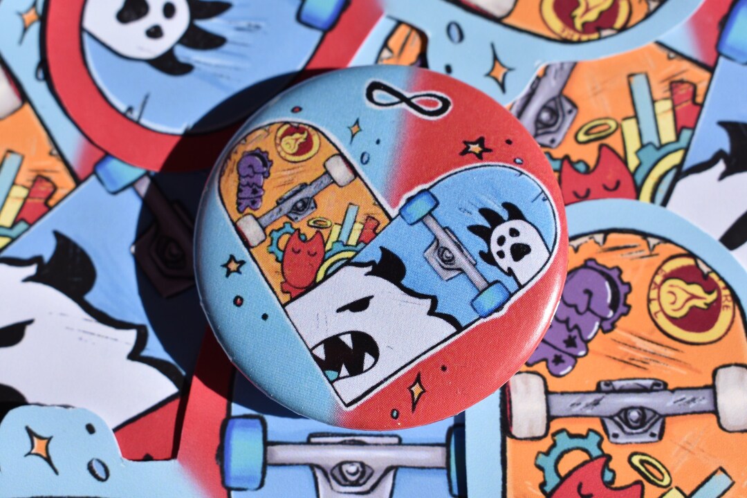 Sk8 De Oneindige Renga Pin/knop--// Skate De Oneindigheid, Reki Pin ...