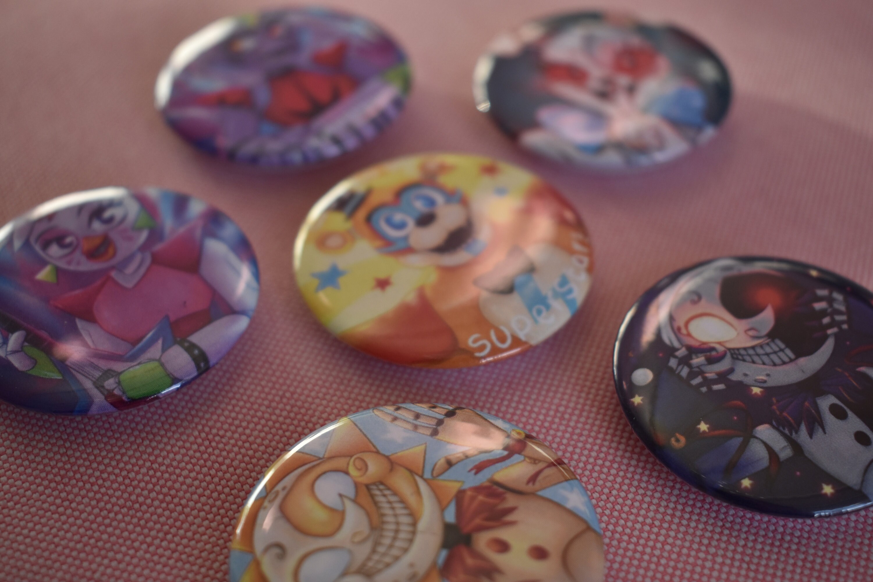 FNAF: Security Breach Buttons WHOLE PACK //glamrock - Etsy Australia