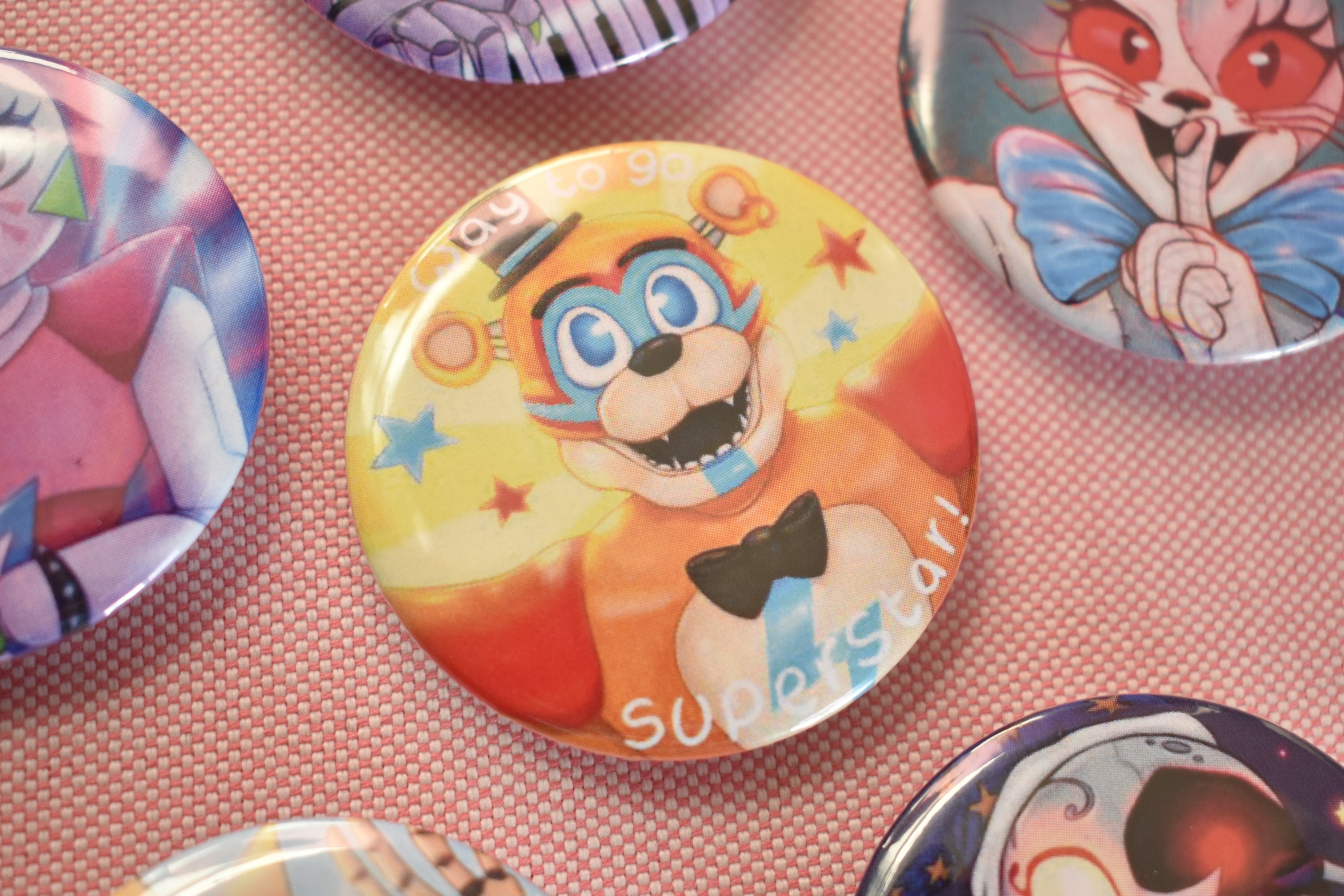 FNAF: Security Breach Buttons WHOLE PACK //glamrock - Etsy Australia