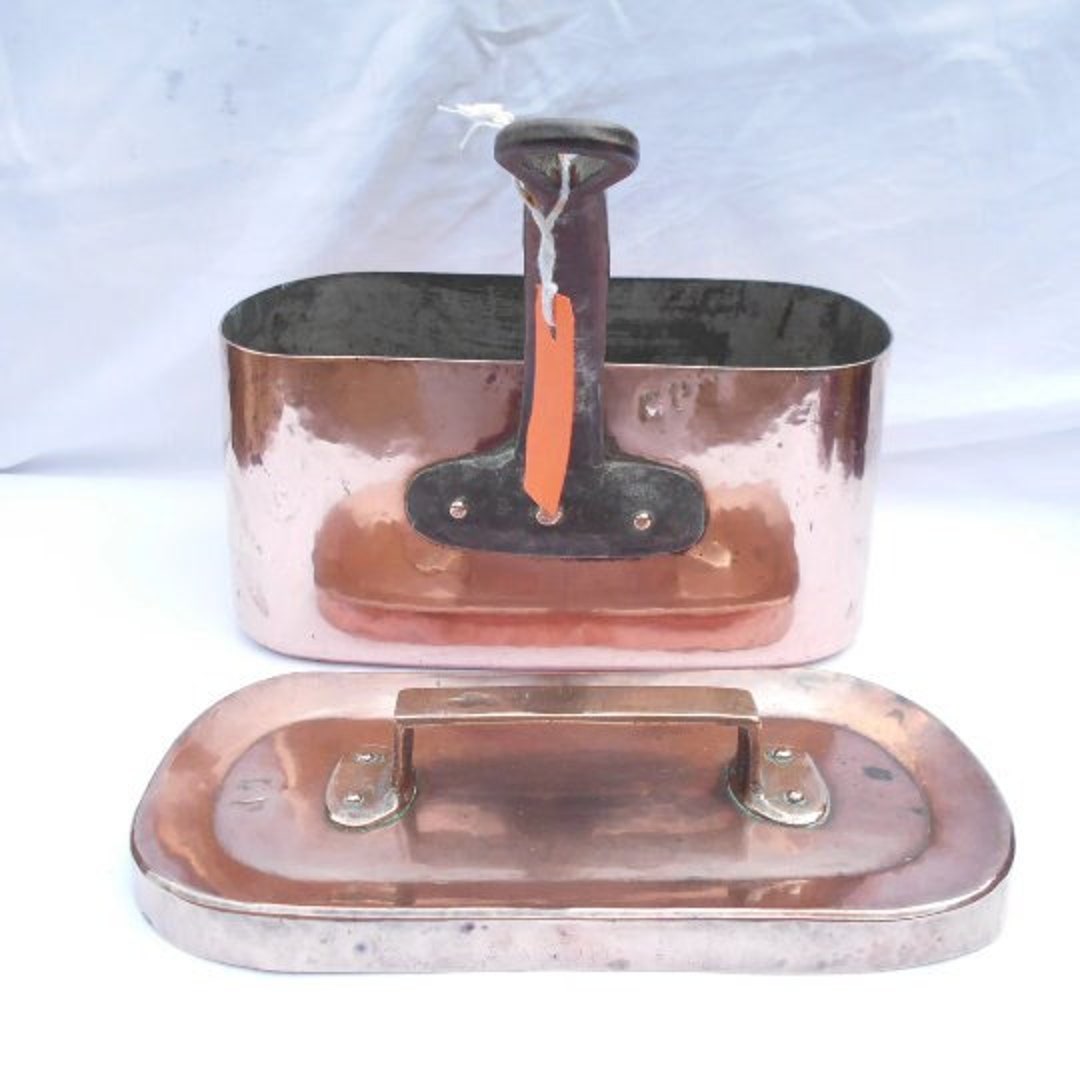 Antique Copper Tin Lined French Daubiere / Casserole Pot With - Etsy