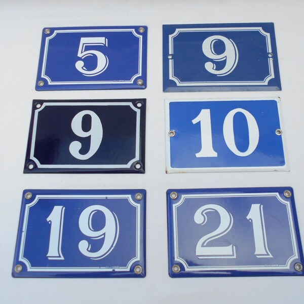 French House Numbers - Etsy