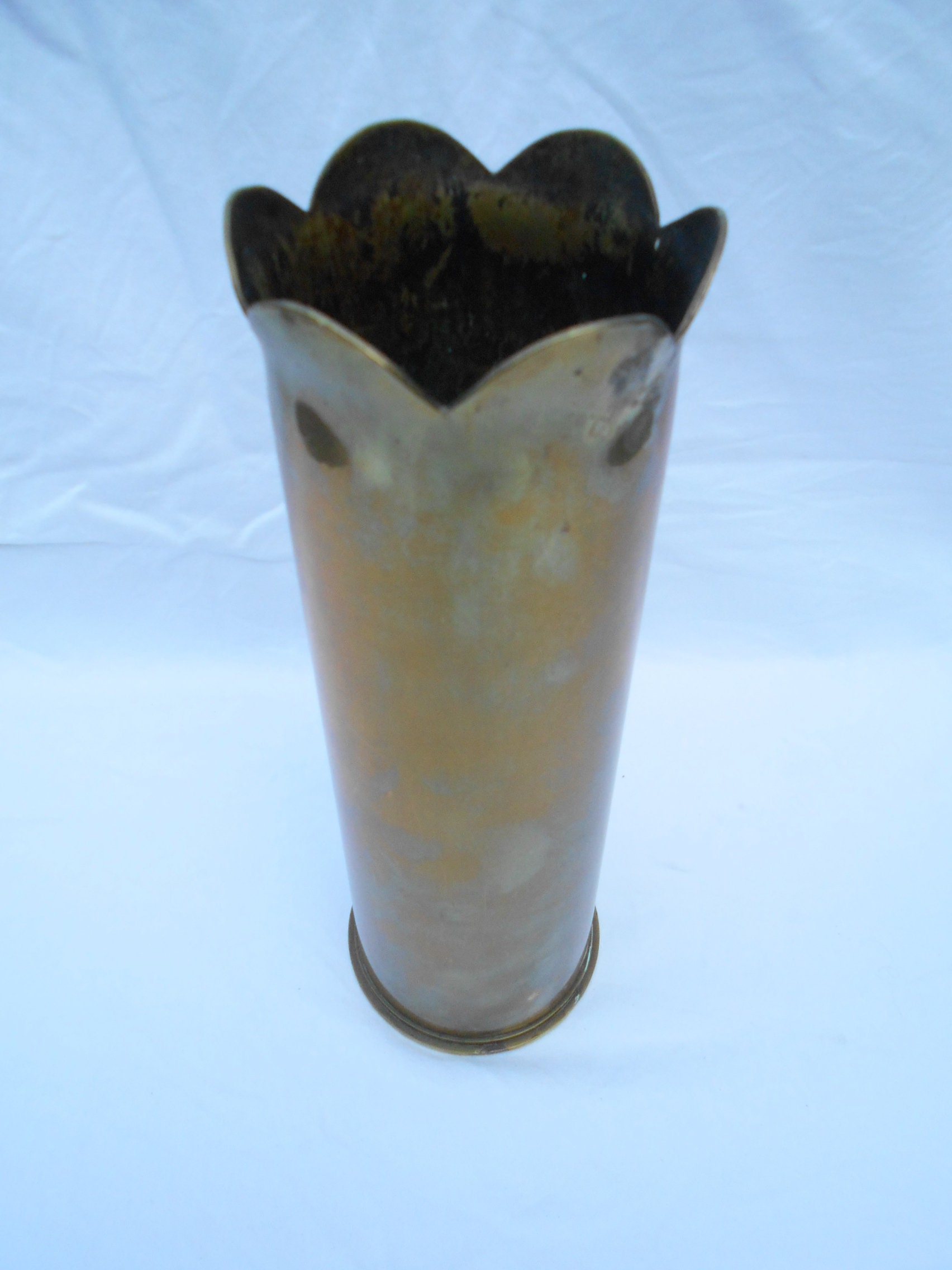 WW2 Trench Art Brass Vase Made From 3 IN MARK II M2 Artillery - Etsy