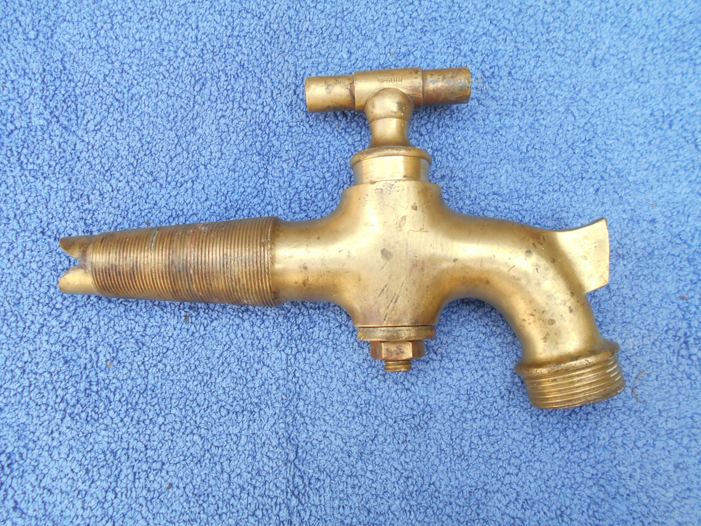 Antique French Farmhouse Brass Faucet/tap - Etsy UK